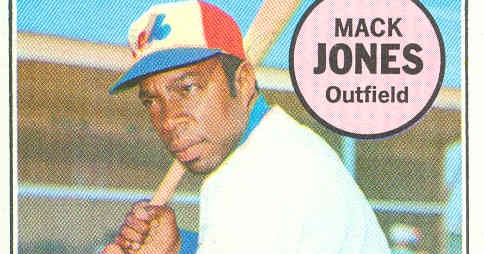 1969 Topps Baseball: Mack Jones (#625)