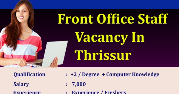 FRONT OFFICE EXECUTIVE JOB VACANCY IN THRISSUR front-office-executive-job-vacancy-in-thrissur
