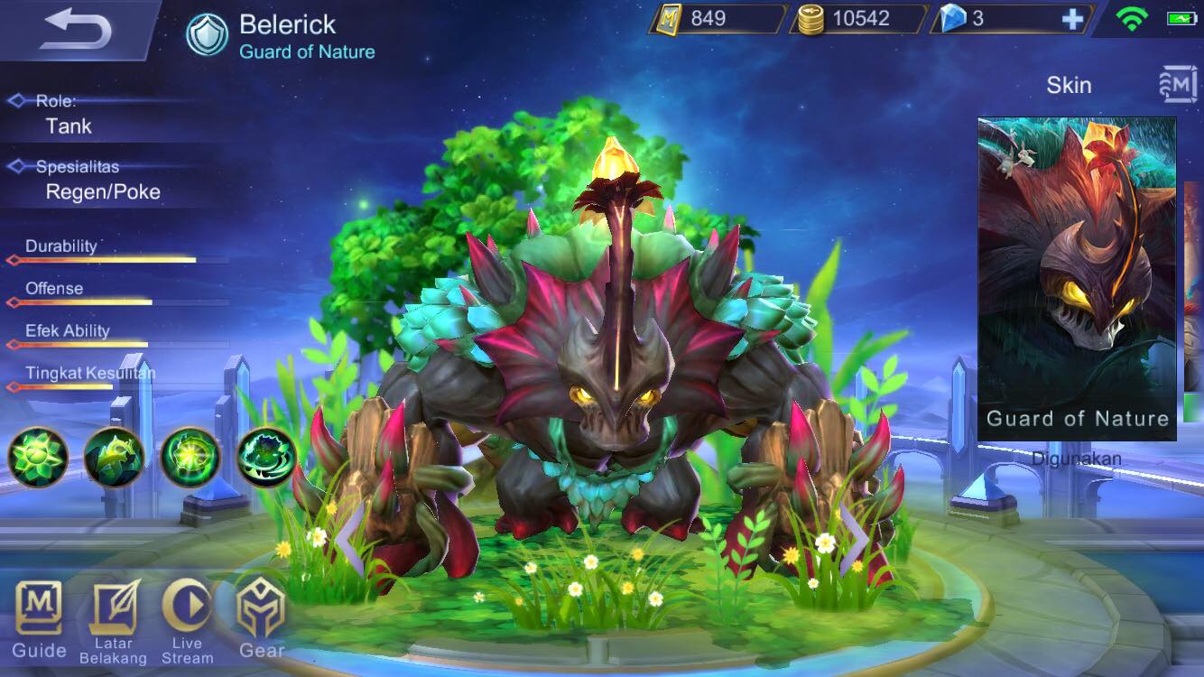 Guide Build (Gear,Emblem,Skill,Spell) Belerick Terkuat di Mobile Legends