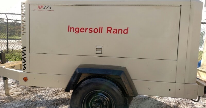 Ingersoll Rand Air Compressor: 375 CFM INGERSOLL-RAND XP375WCU PORTABLE ...