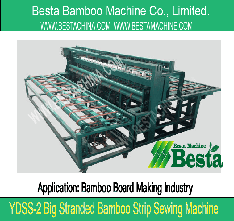 BAMBOO PROCESSING MACHINE: Flattened Stranded Bamboo Strip Sewing ...