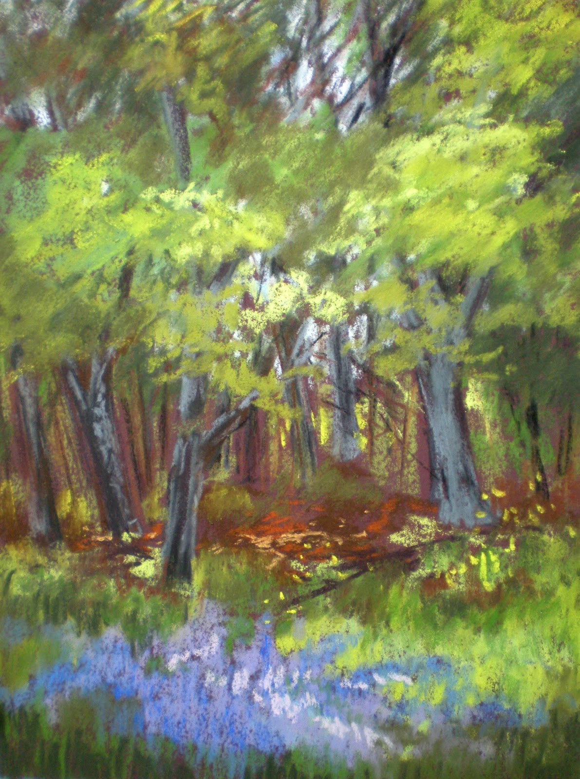 Nita Léger Casey: A touch of Spring in the woods.