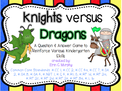 Kindergarten Dragons: I Appreciate Teachers!