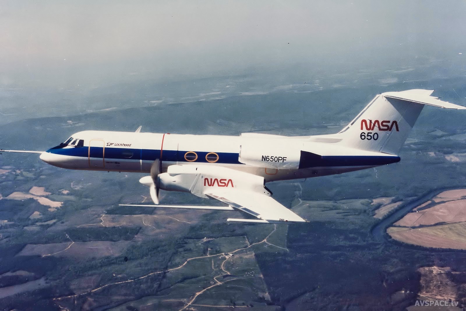 Des pilotes et des avions.: Grumman Gulfstream II Propfan N650PF Nasa