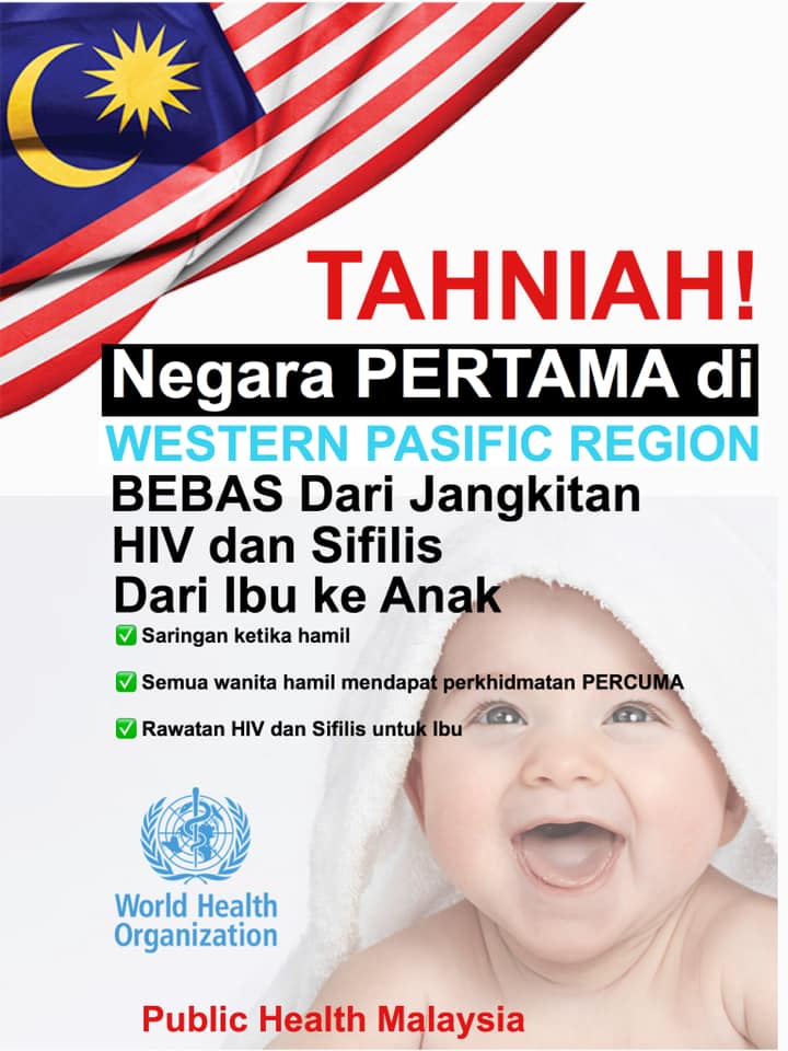 Malaysia Bebas Jangkitan HIV Dari Ibu Ke Anak