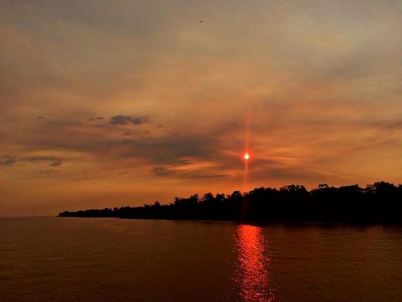 PÔR DO SOL EM FARO-PA - AMAZÔNIA ACONTECE