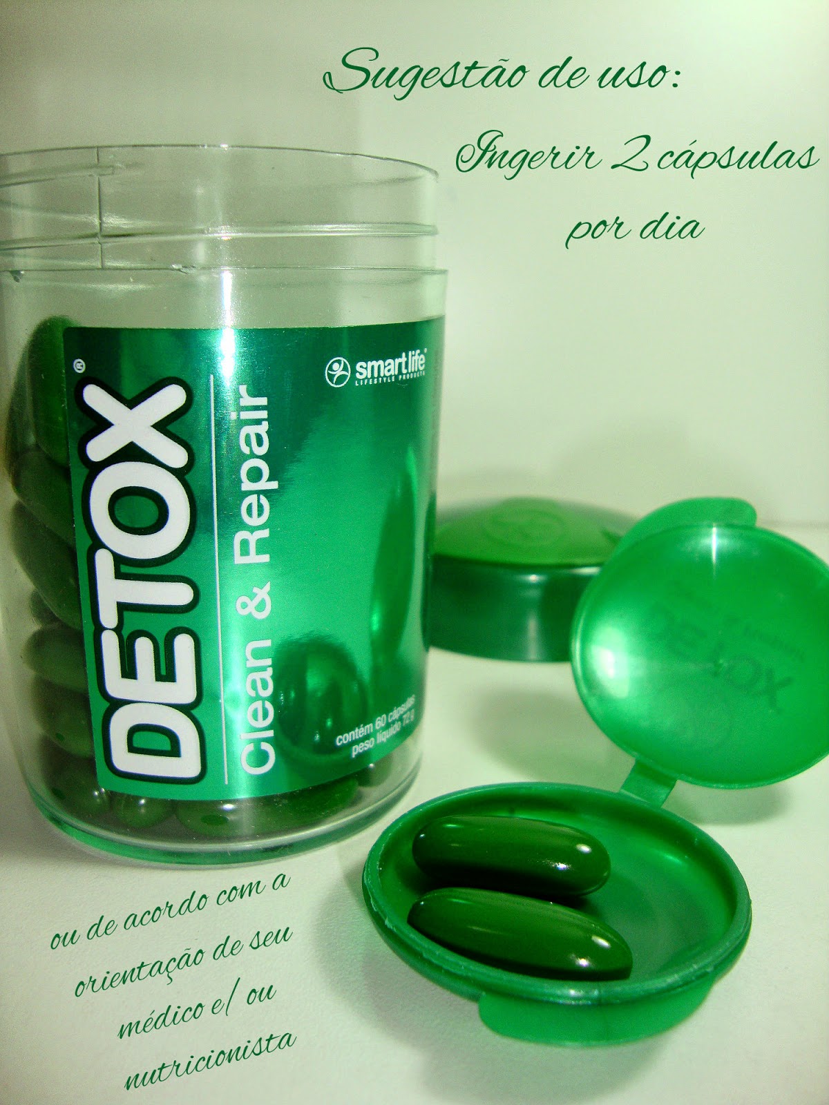 Blog Let´s go, Girls!!: Resenha: Detox Caps | Smart Life