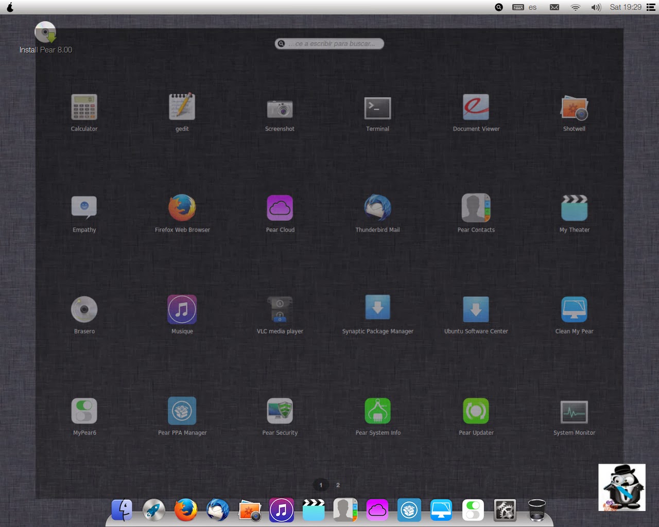 Esbuntu: Pear OS 8, la nueva versión del Ubuntu de la pera mordida