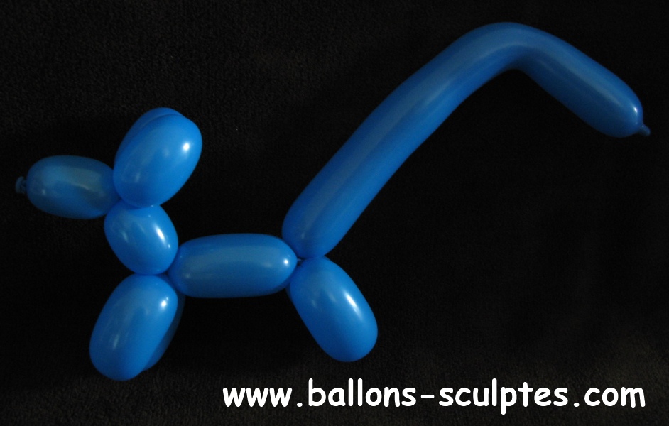 Ballons sculptés: Chien en ballon sculpté