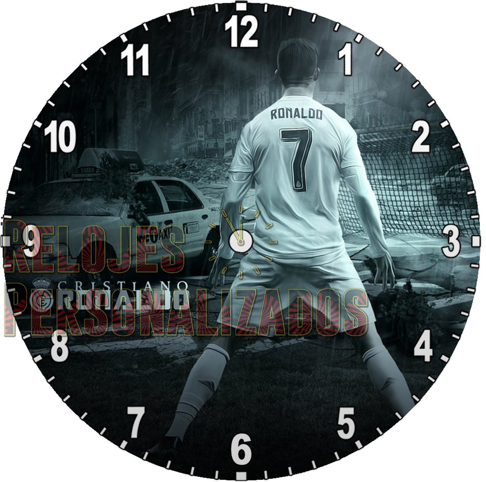 Relojes Murales Personalizados: Diseños de Cristiano Ronaldo