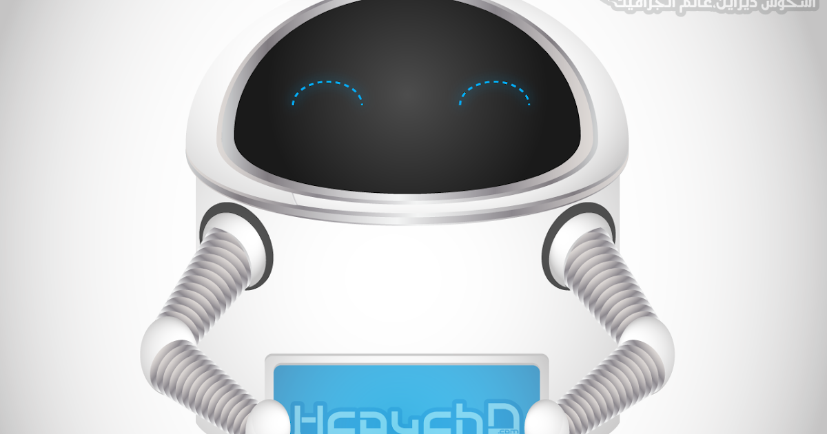 دروس اليستريتور 19 : كيفية رسم روبوت بإستعمال illustrator + ملف Vector | اشكوش ديجيتال | Hcouch ...