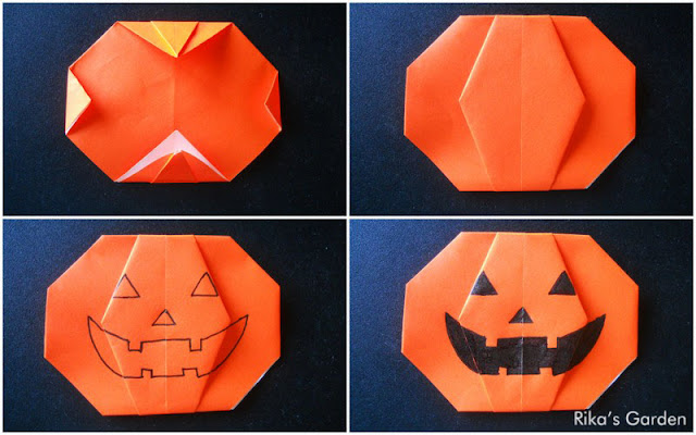 Rika's Garden: Meringhe Ragnatela e Origami per Halloween♪