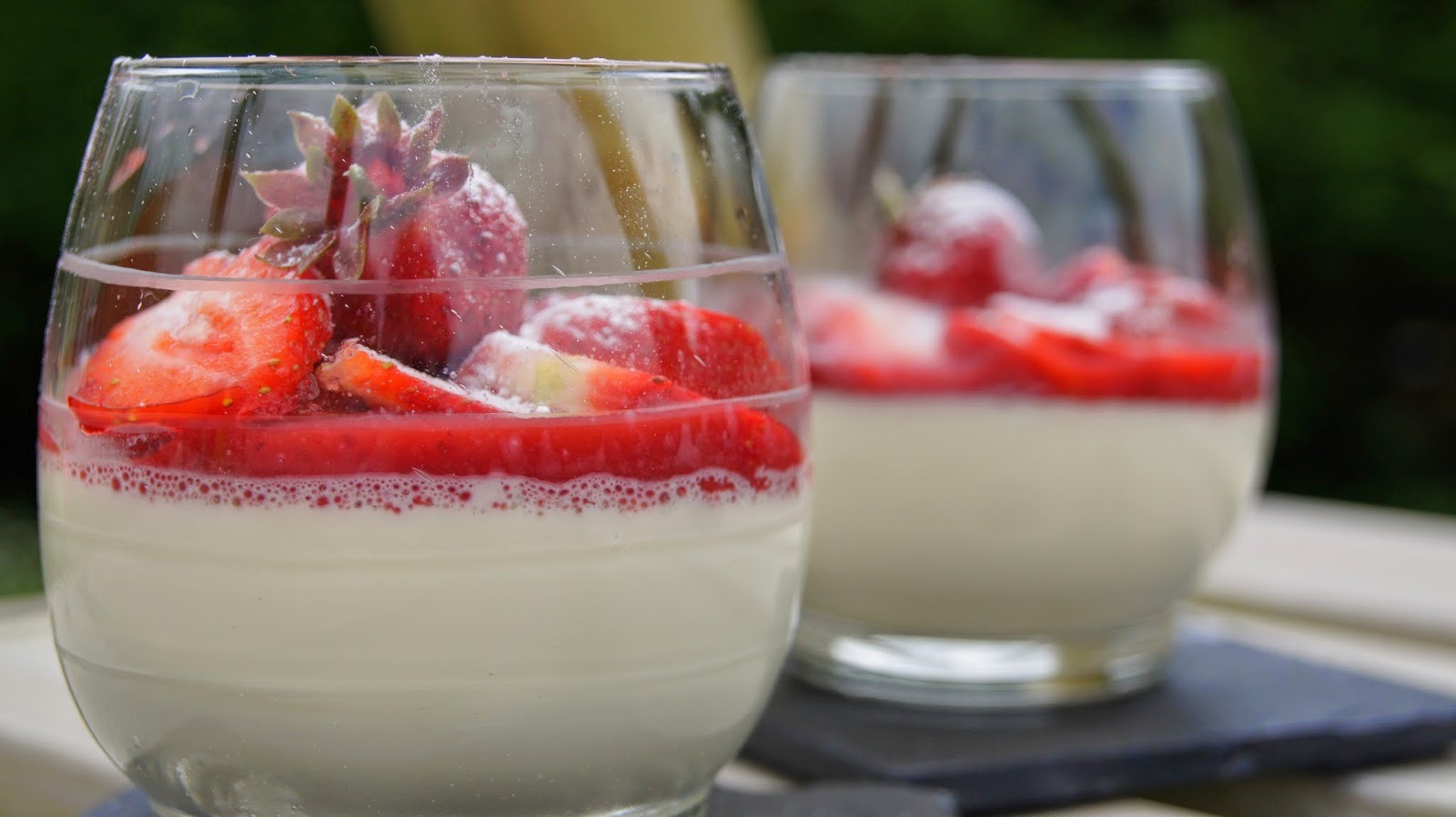 dans la famille gourmandise je veux la mère et la fille : Panna cotta ...