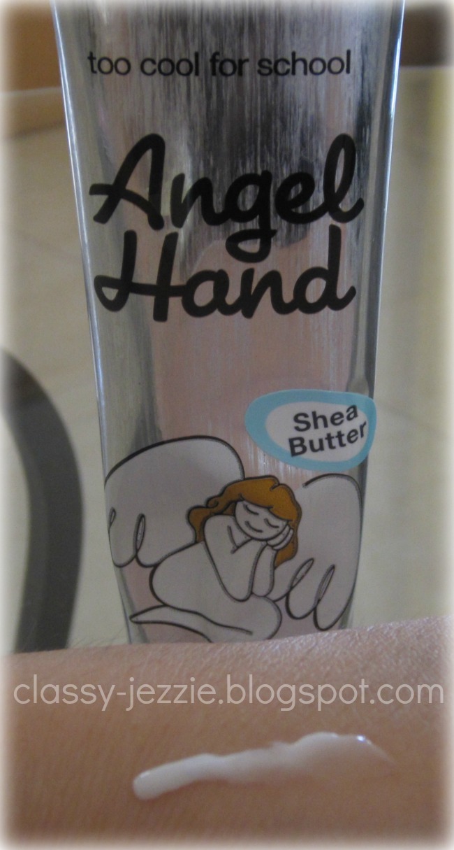 Welcome to Classy Jezzie Zone: Review: Too Cool For School Angel Hand Cream