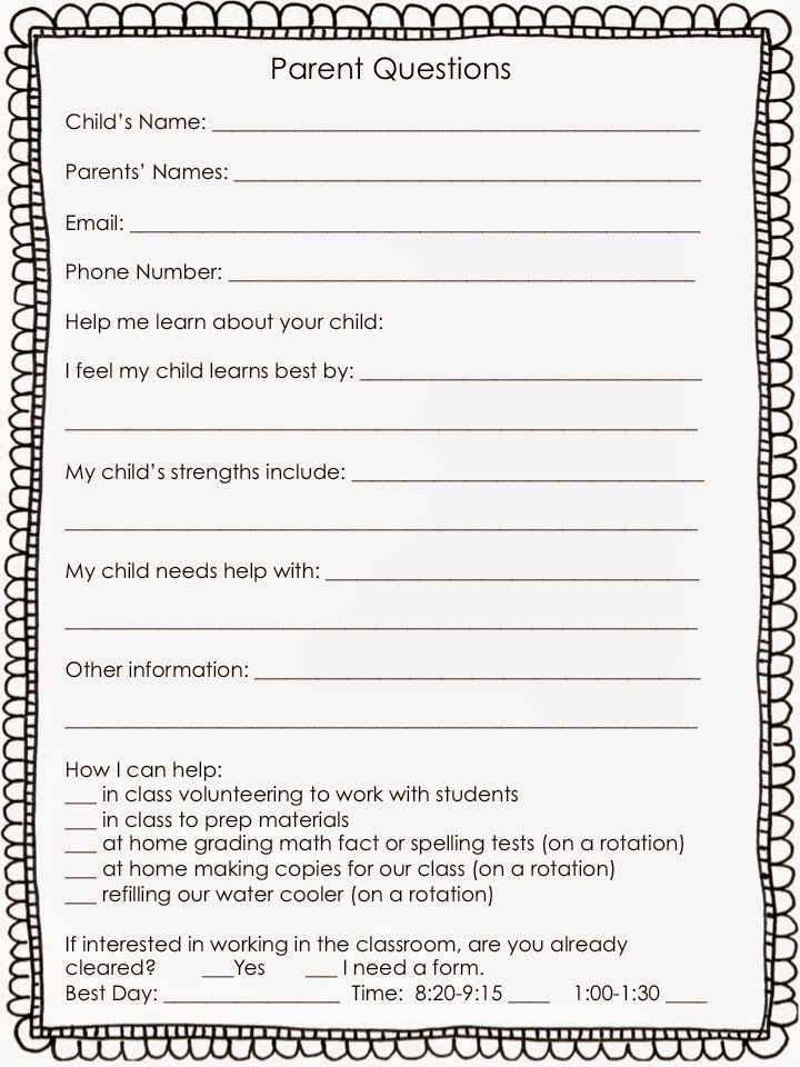 I Love My Classroom: Back to School Night is DONE