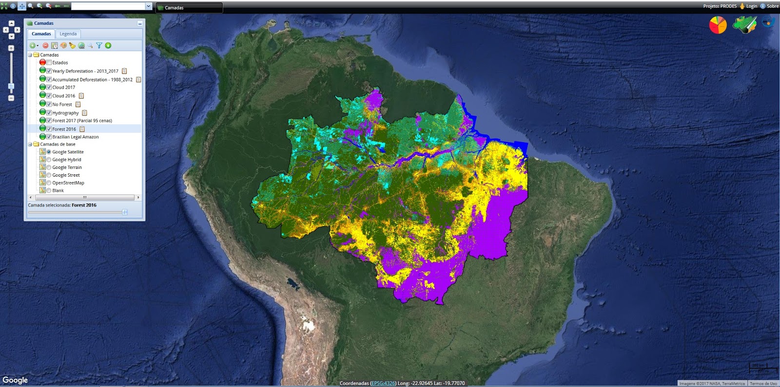 INPE LANÇA NOVO PORTAL DE DADOS E MAPAS SOBRE DESMATAMENTO DA AMAZÔNIA ...