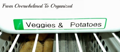 2 Tips for Organizing Your Freezer | From Overwhelmed to Organized: 2 ...