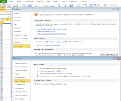 Oracle Apps Solutions: Web ADI - Excel 'Run-time error 91' Error