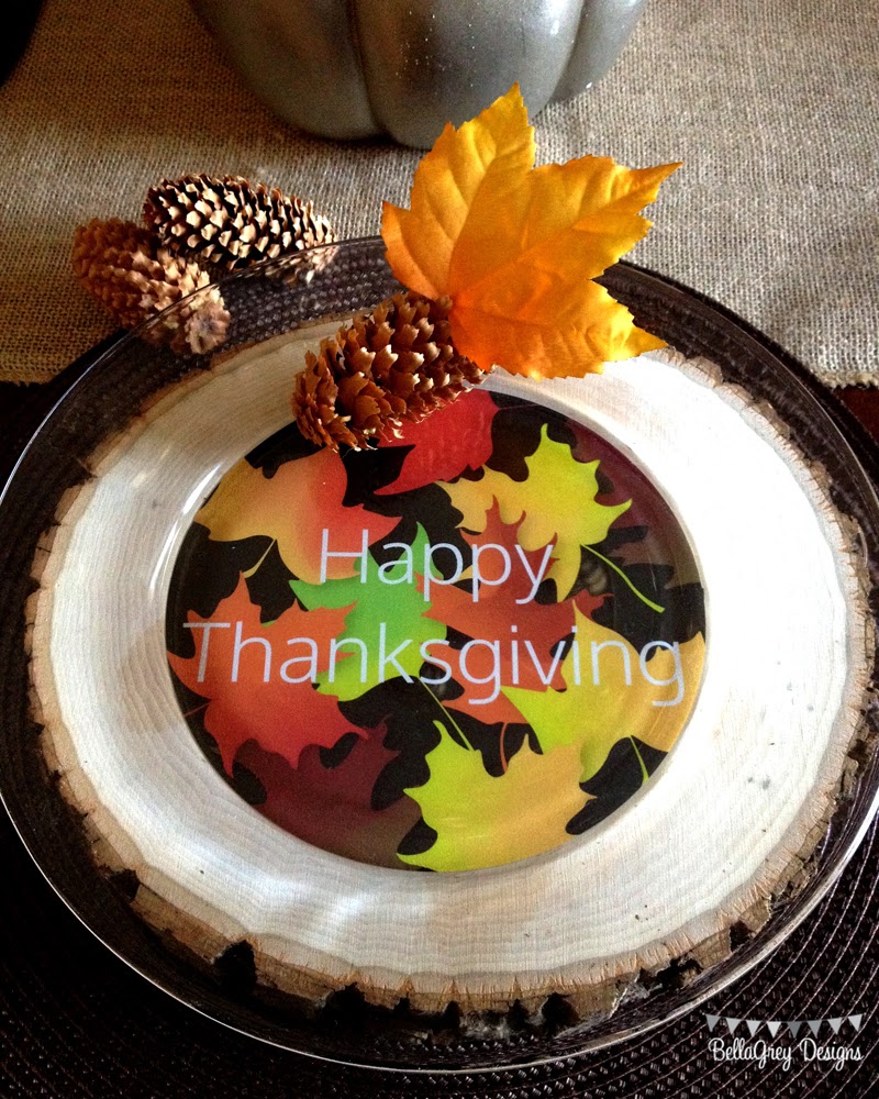 Thanksgiving Decor + Create UR Plate | BellaGrey Designs