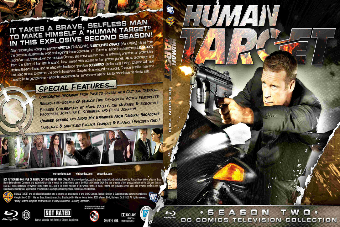 Minhas Capas: Capa DVD - Human Target Season 2