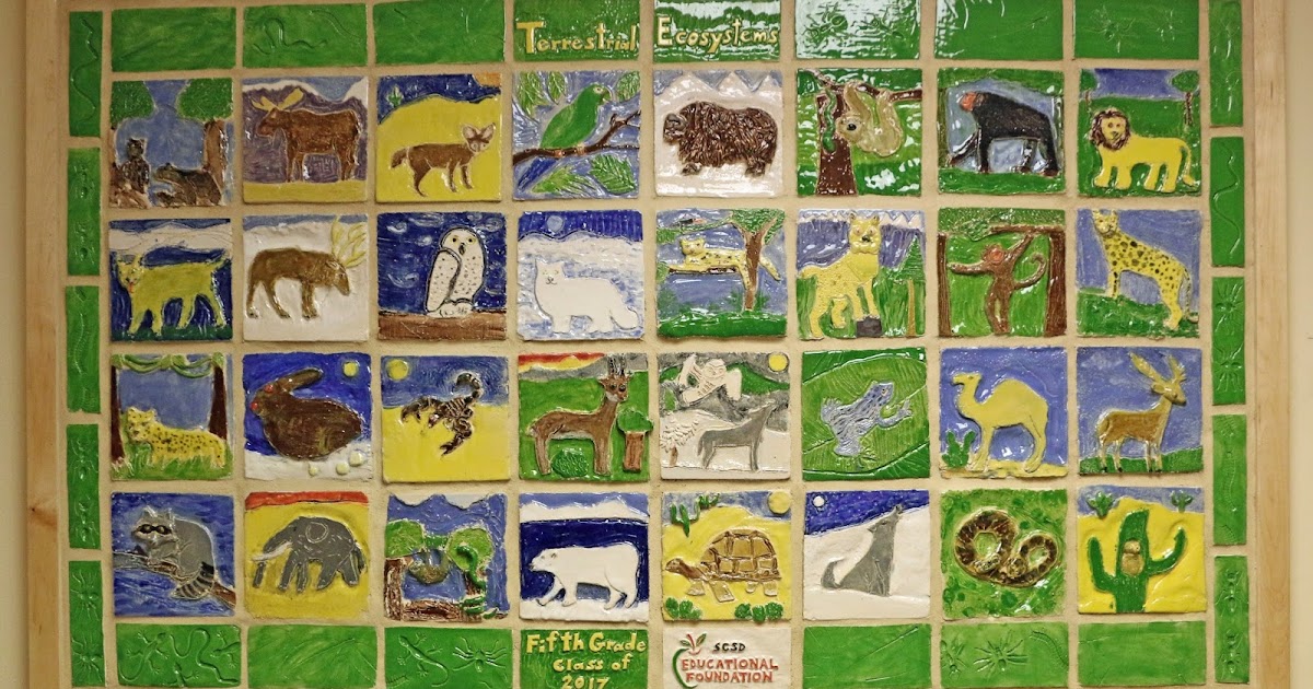 Salem Hyde Artroom : Art in Ecosystems Tile Mural