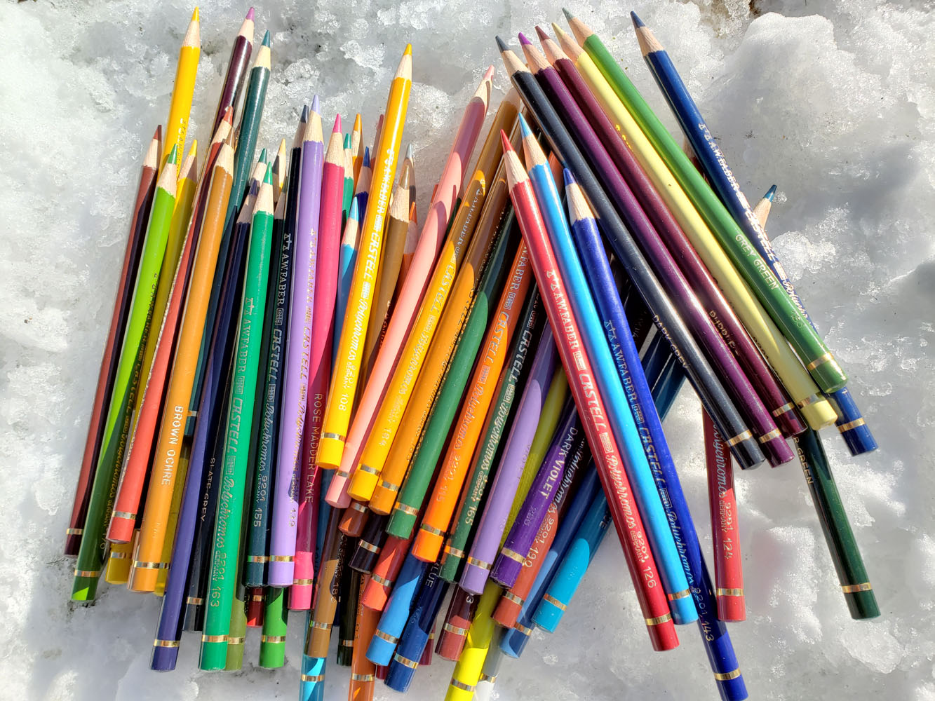 Fueled by Clouds & Coffee: Vintage Colored Pencils: A. W. Faber ...