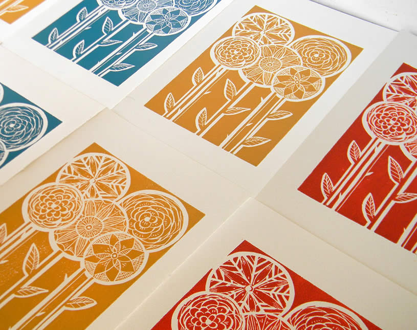 ColoursPedia: Inspired Linocuts