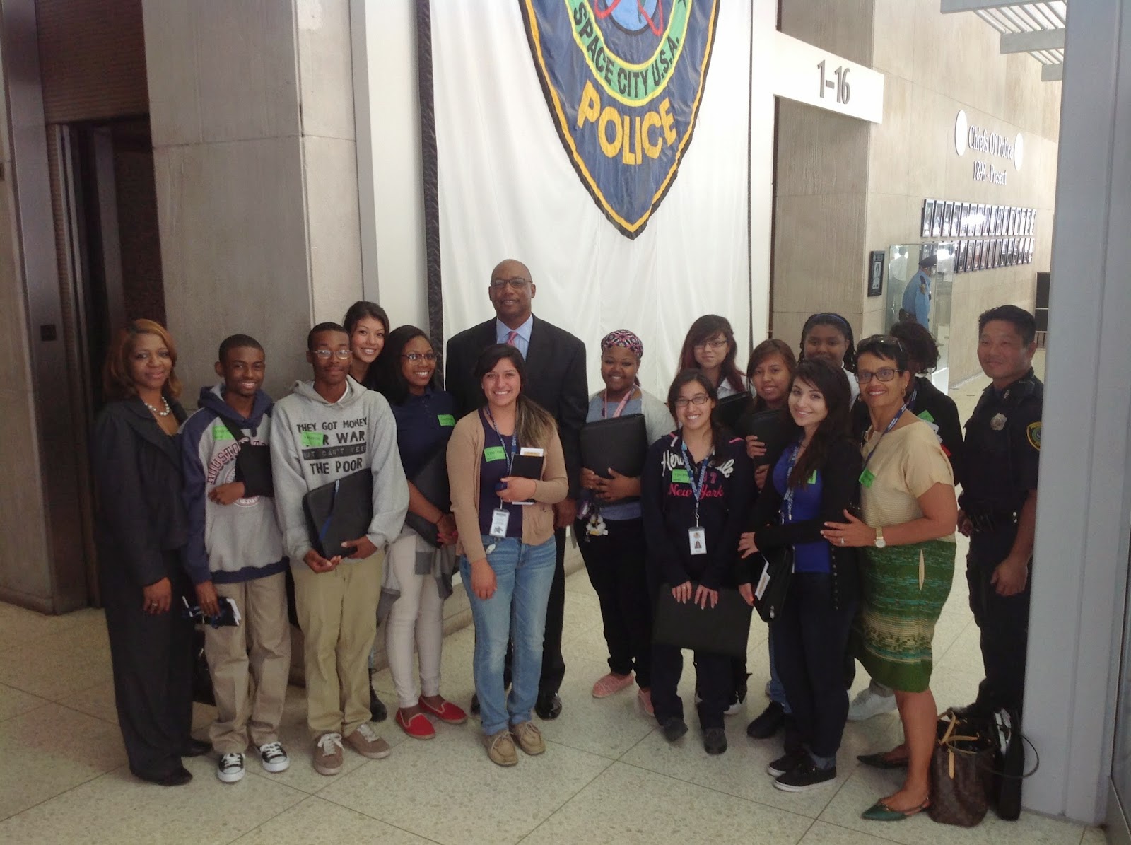 Houston Police Dept Pinterest : Students visit HPD Headquarters