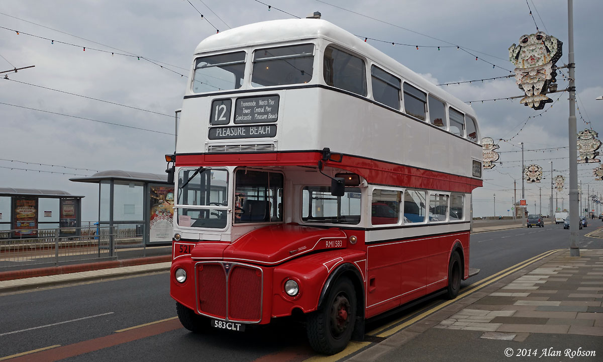 Blackpool Tram Blog: Routemaster 521 enters service on the Seafront 12