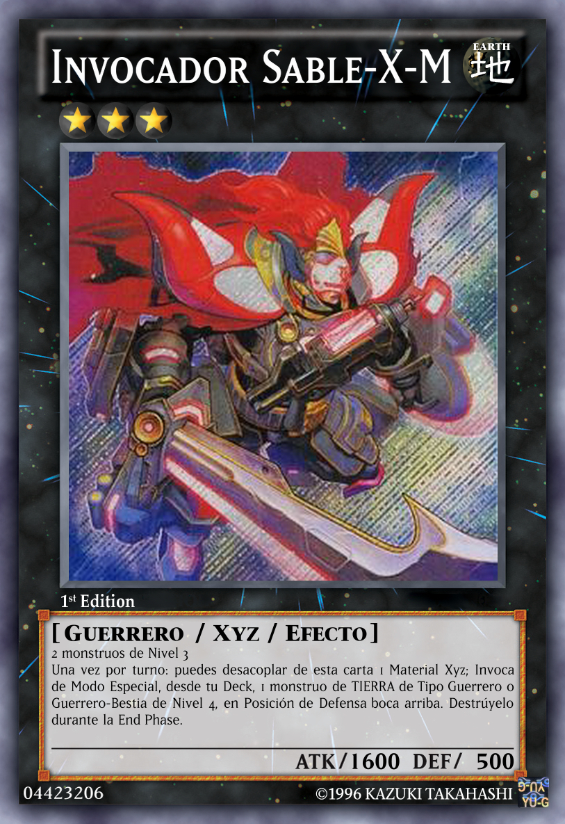 Yu-Gi-Oh Cards: Invocador Sable-X-M