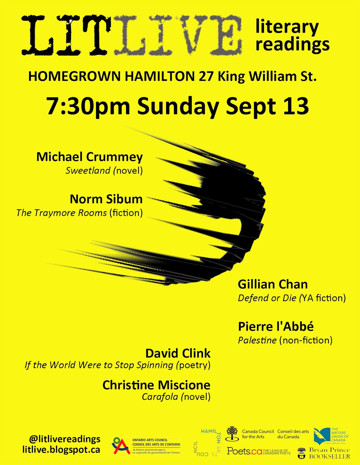 The Lit Live Reading Series September s Reading Michael Crummey the-lit-live-reading-series-september-s-reading-michael-crummey