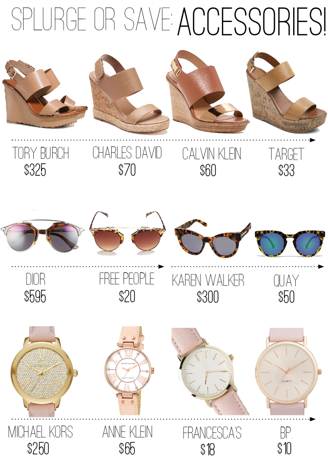 Splurge or Save: Accessories!!