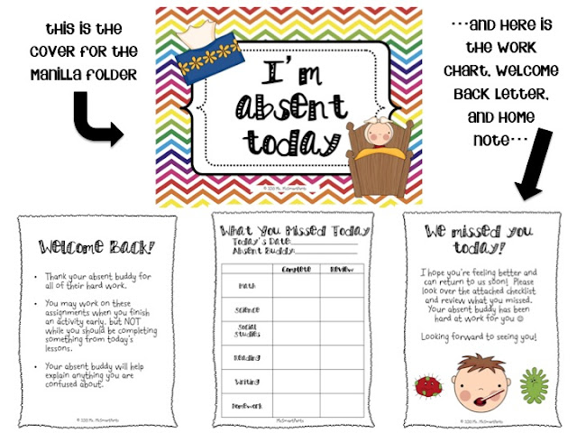 Ms. McSmartPants Does Third Grade: Absent Folder/Absent Buddies...a ...