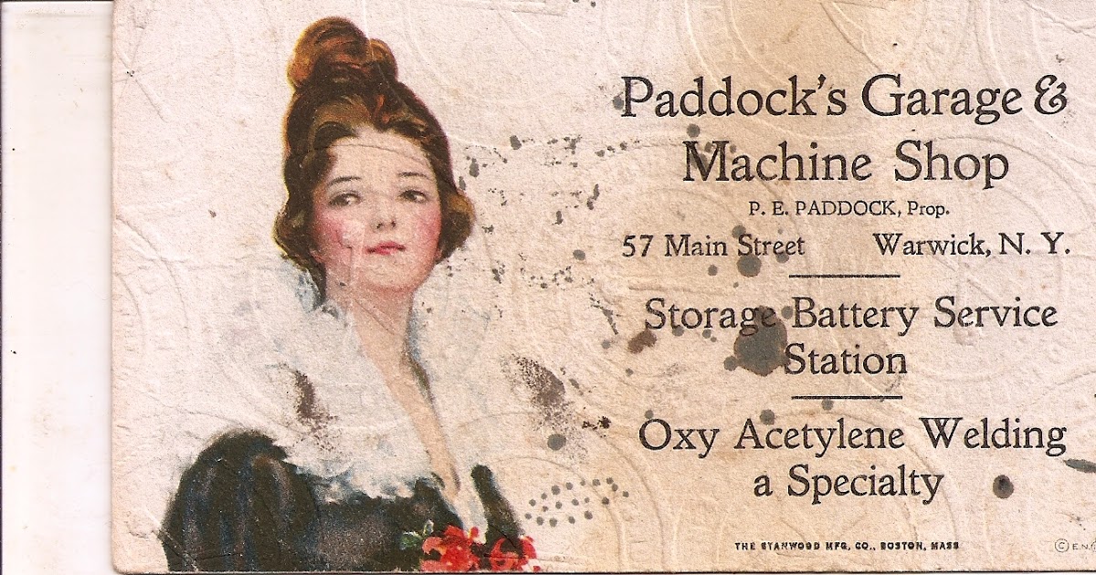 Images of Warwick New York: Blotter, Paddocks Garage and Machine Shop