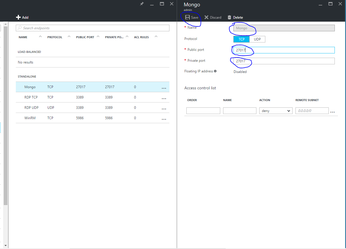 Nisar: Connect Mongodb on a Microsoft Azure VM from Remote Machine