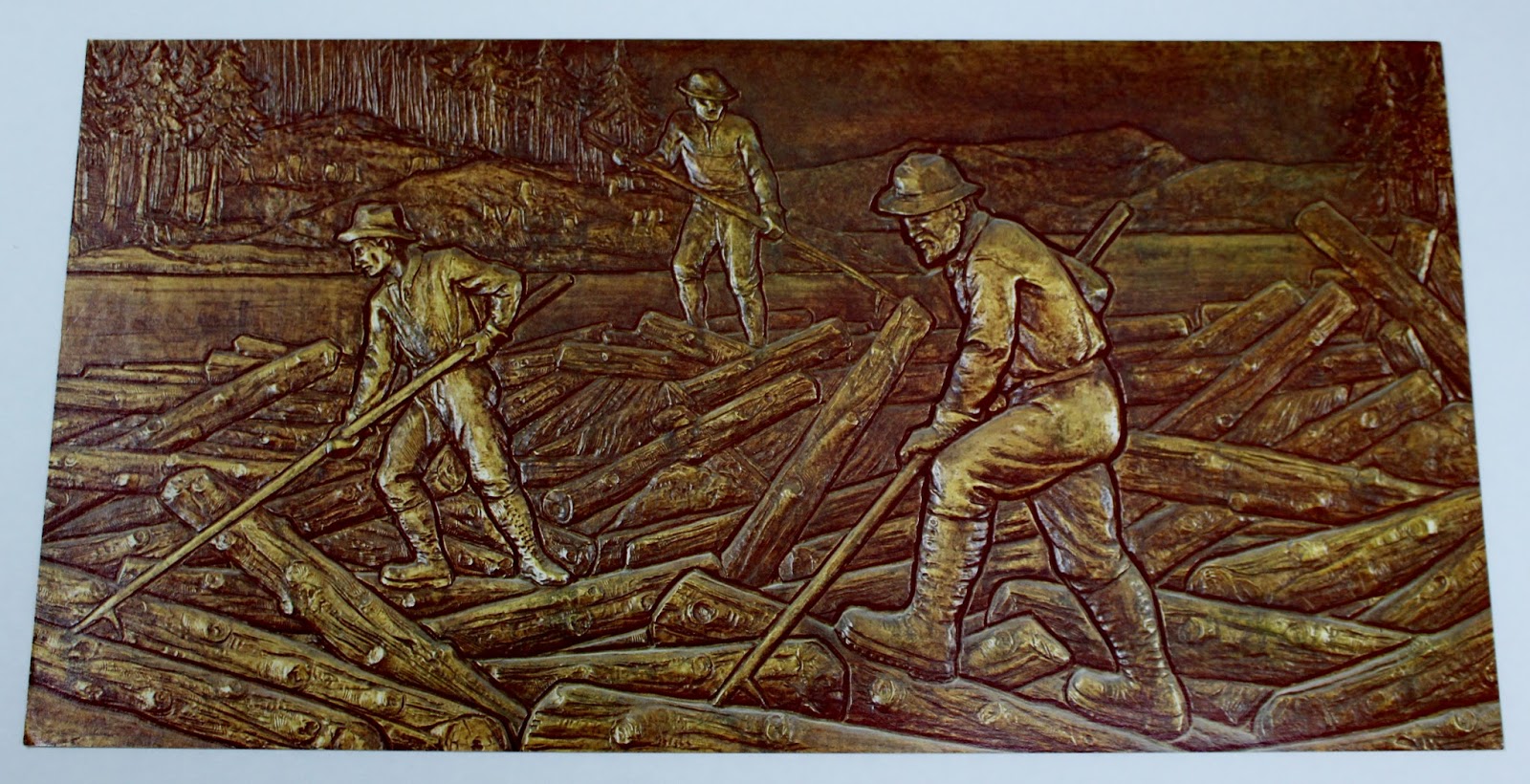 ICH Blog: #Makersmonday Do you recognize these logging themed copper ...