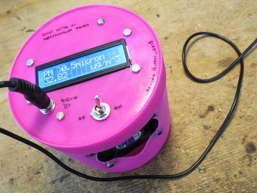 Davide Gironi: An optical dust meter that uses the GP2Y1010AU0F sensor ...
