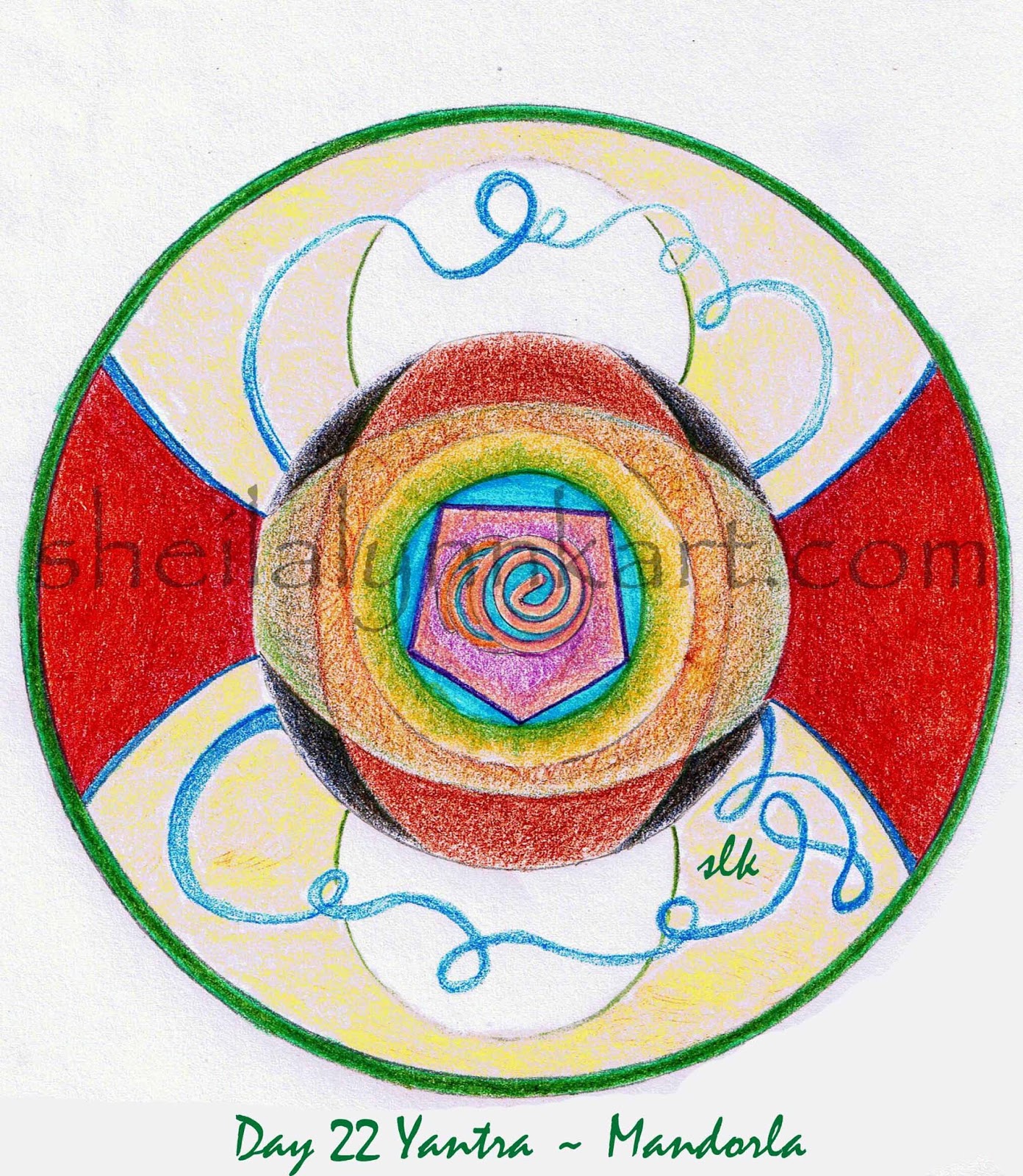 SheilaLynnK Art Studio: Day 22 ~ Mandorla, Resolution, and Unity