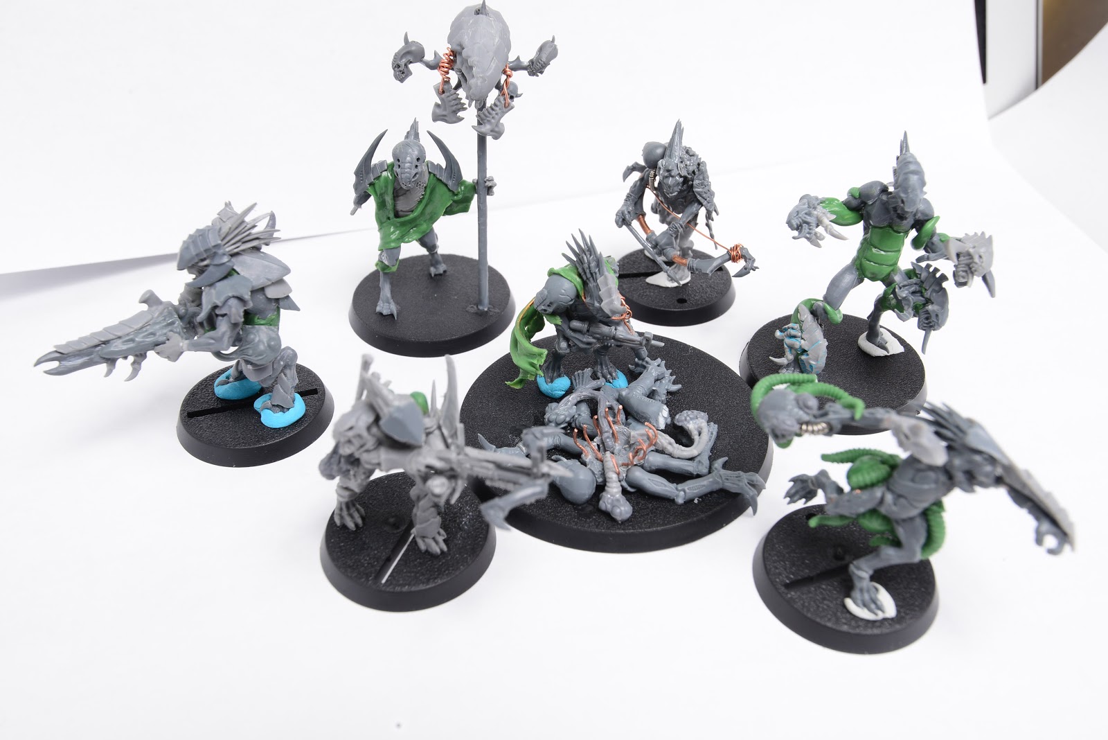 Modern Synthesist: Kroot Tyranid Hunter Killteam - Kitbashember... the rest of the weeks