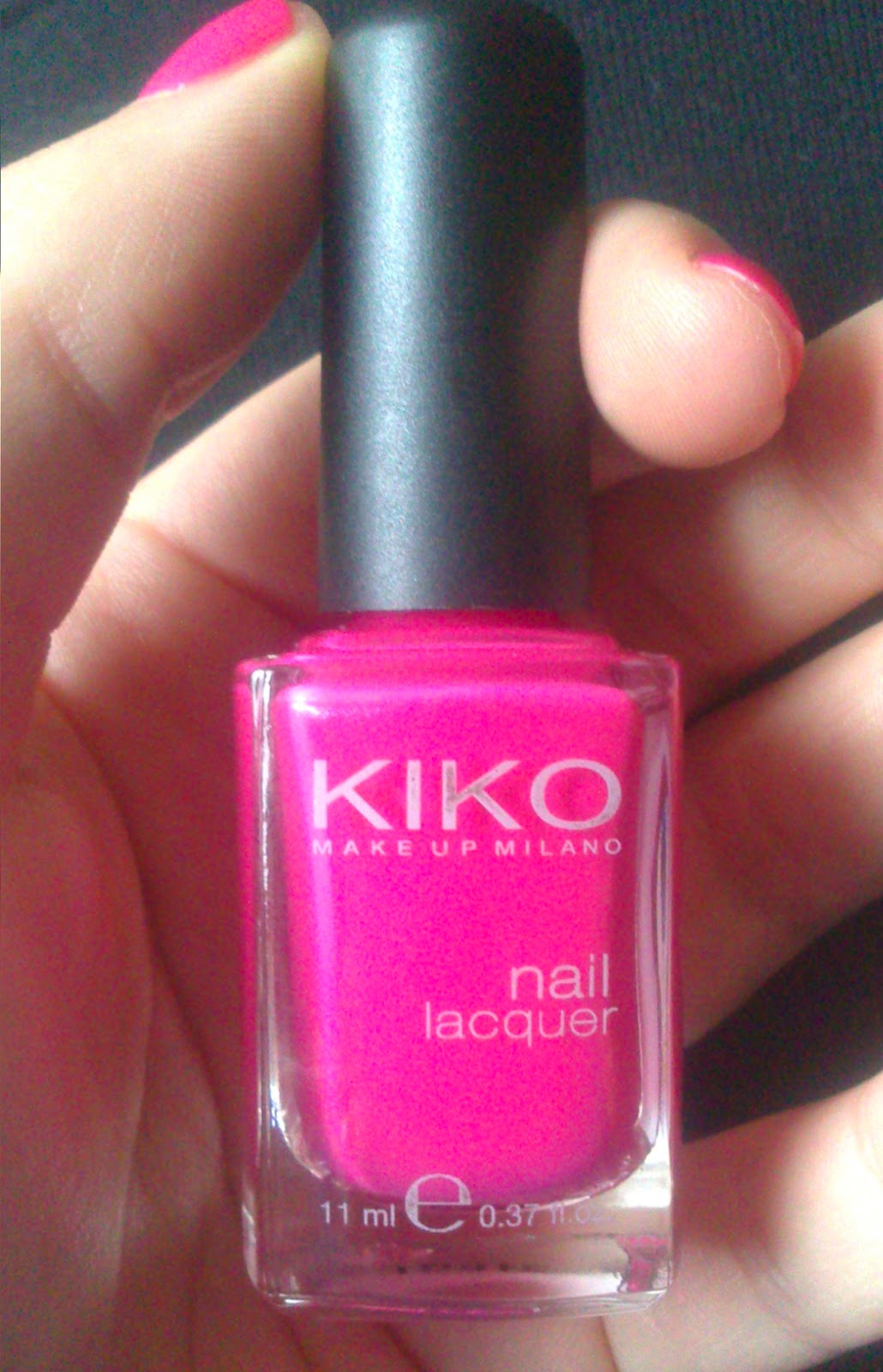 Mlle-Cindy-Make-Up: Kiko - Vernis 311 Electric Pink