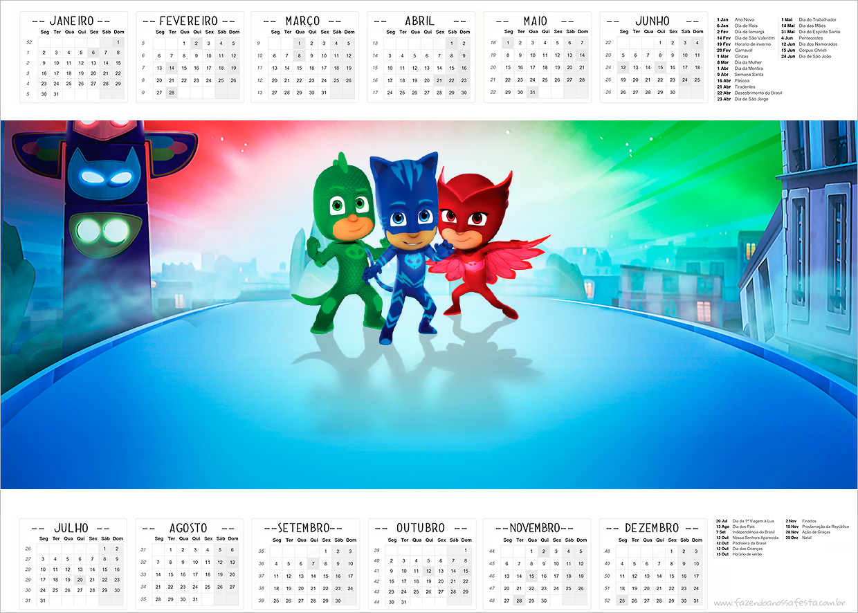 PJ Masks: Free Party Printables. - Oh My Fiesta! in english