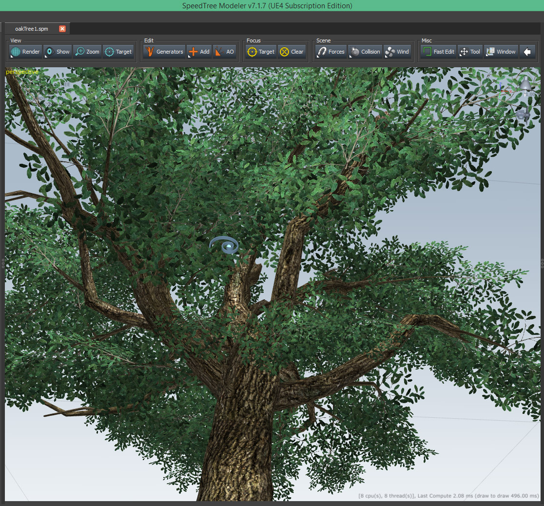 Artistcaleb's Game Development: Trees via SpeedTree