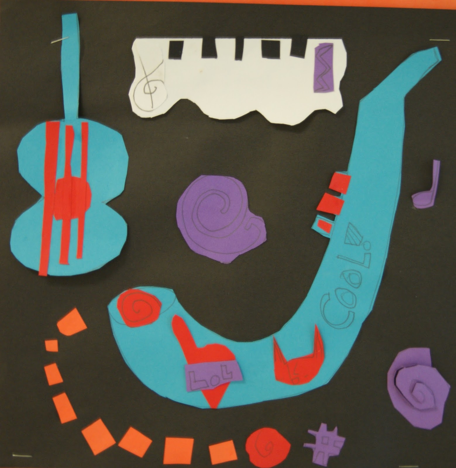 Lines, Dots, and Doodles: Jazz, 2nd and 3rd grade