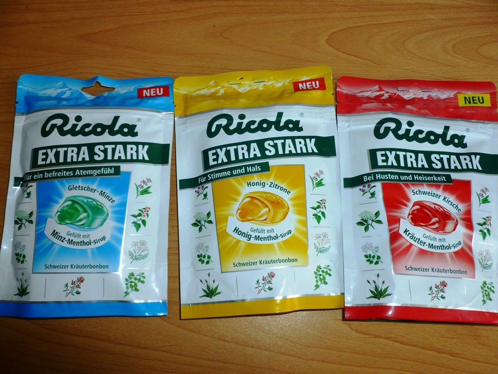 Shira`s Testwelt : Ricola Extra Stark - Die neuen Sorten aus der Apotheke