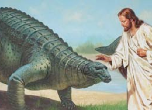 JIMSMASH ! ! !: GOD I LOVE 'JESUS WITH DINOSAURS' PICS
