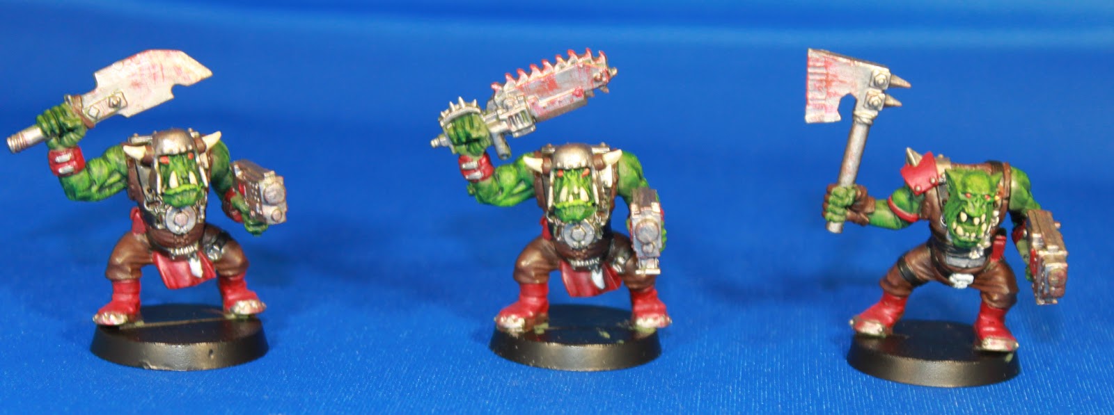 The Warhammer 40K Dad: Painting Ork Boyz
