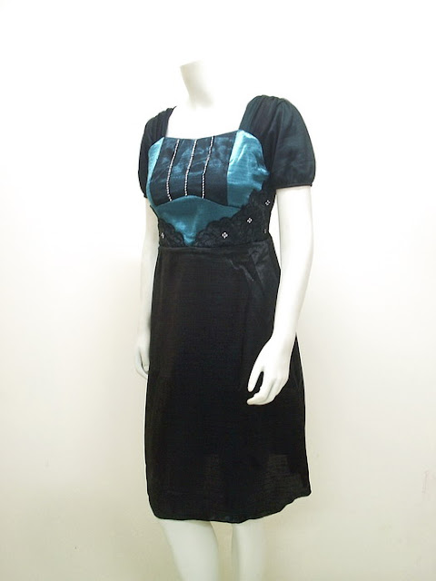 Simple Style Fashion Gaun Pesta Satin-Tille Import | LC-3504-HjuTsc ...