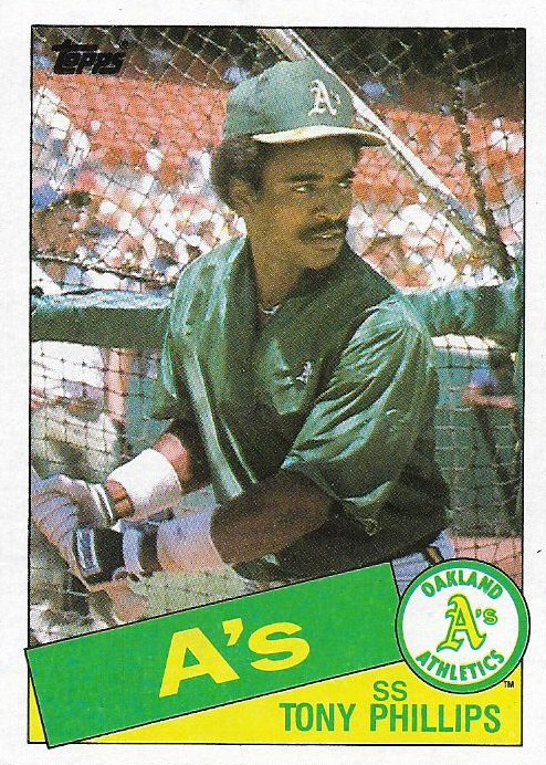 1985 Topps: #444 - Tony Phillips