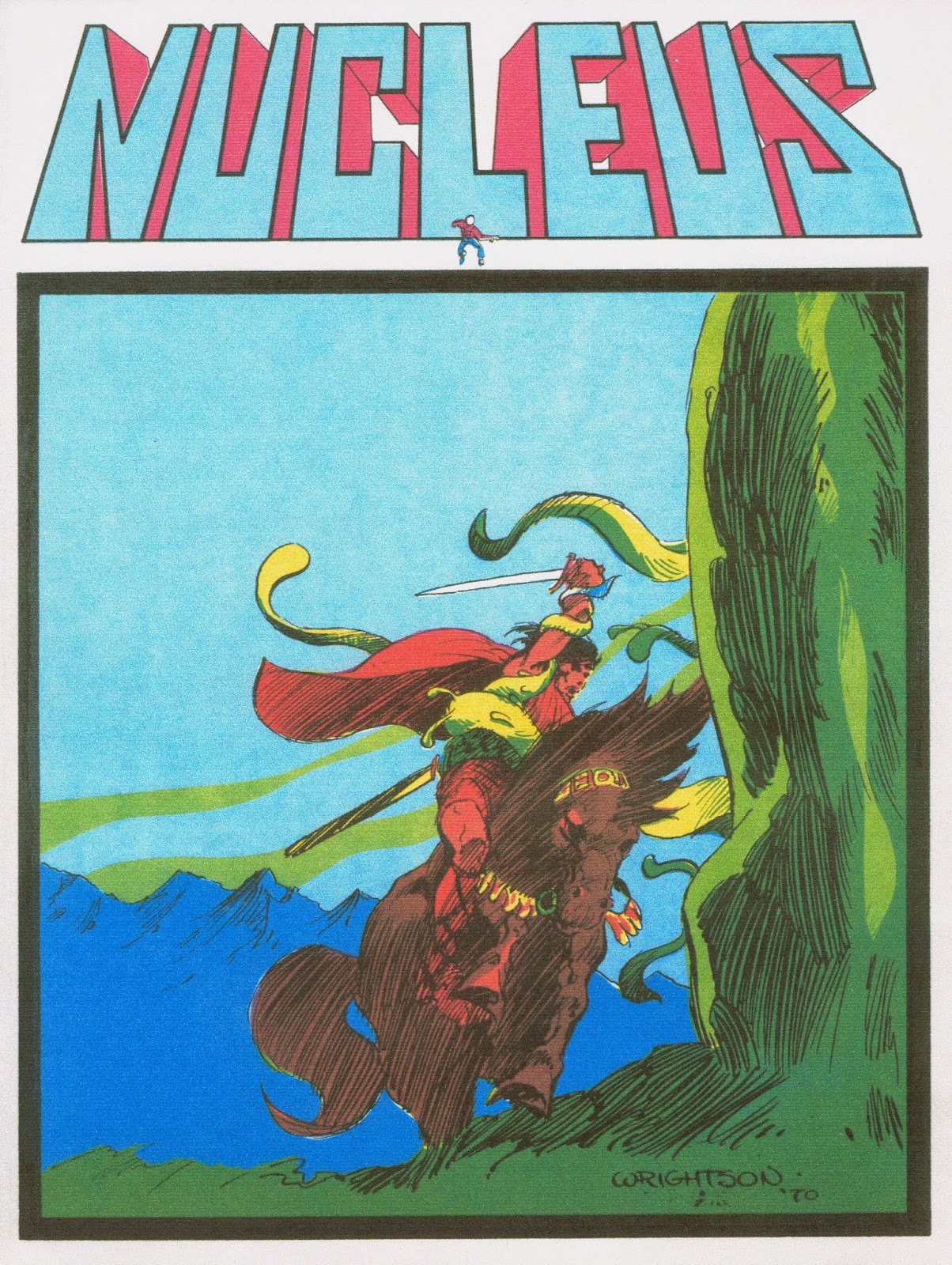 Cap'n's Comics: Nucleus #8 Cover by Berni Wrightson