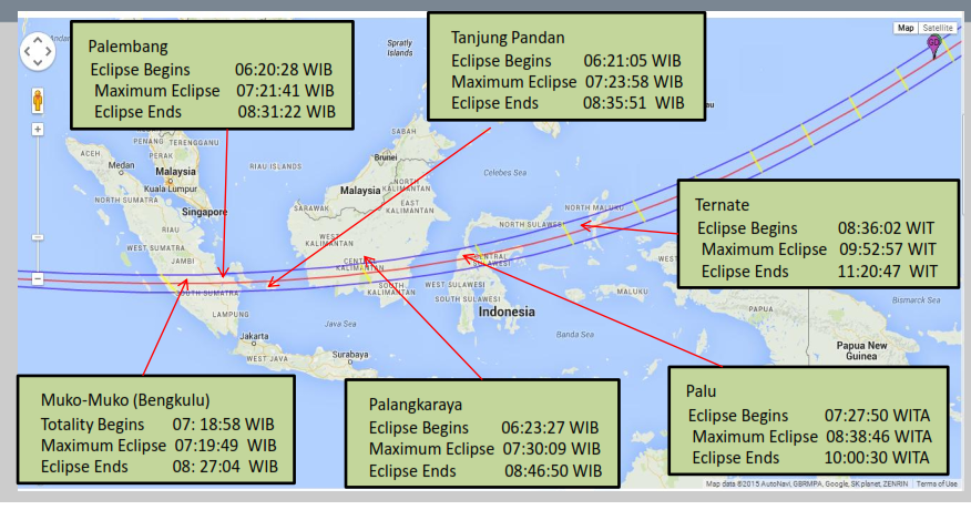My Life Is Wonderful: Peta Lintasan Gerhana Matahari Total (GMT) 9 ...